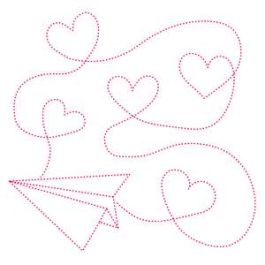 paper airplane stitching