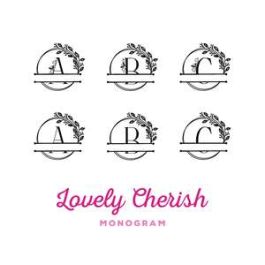 lovely cherish monogram