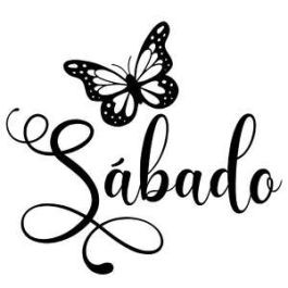 sábado butterfly word