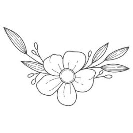 simple single flower bouquet