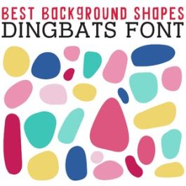 cg best background shapes dingbats