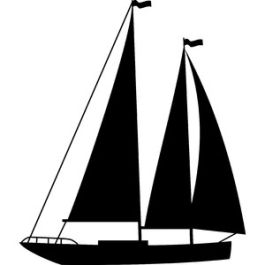 sail boat silhouette|351817