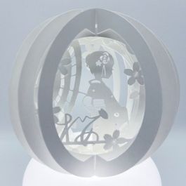 three_layered pop up sphere sakura