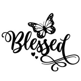 blessed butterfly word