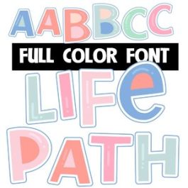 life path color font