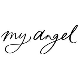 my angel hand lettering