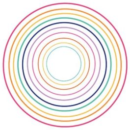 nested circle frames|352913