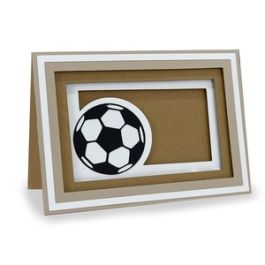 soccer shadow box card