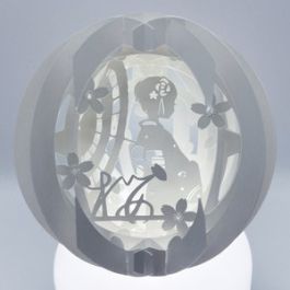 four layered pop up sphere cherry blossoms sakura