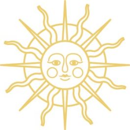 fancy sun face|353878