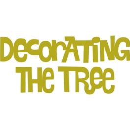 decorating the tree phrase