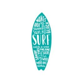 surfboard text mandala
