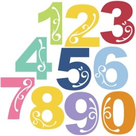 elegant alpha - numbers|35756