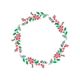 christmas monogram frame