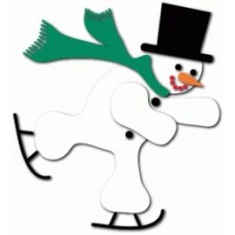 snowman skating