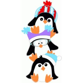 stacked penguins