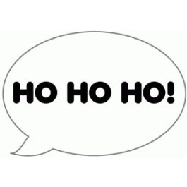 ho ho ho speech bubble