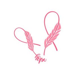 feather cancer ribbons|365307