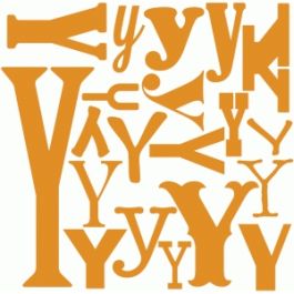 y - monogram collage