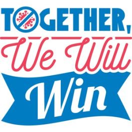 together we will win
