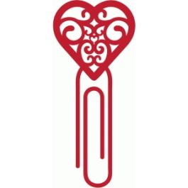 heart paperclip