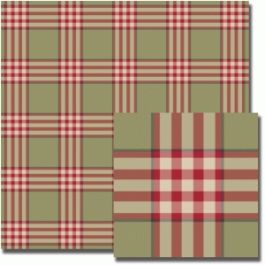 olive raspberry plaid pattern