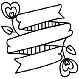 simple floral banner