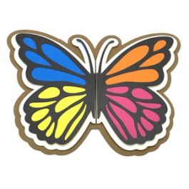 butterfly colors card