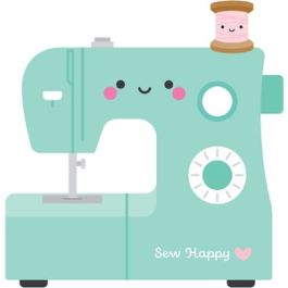 sewing machine - cute and crafty