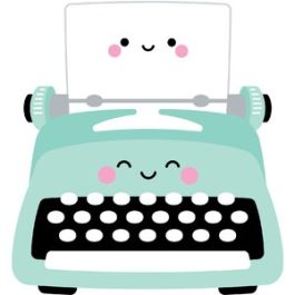 typewriter - cute and crafty
