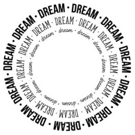 dream circle word frames