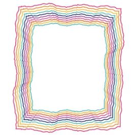 nested torn paper square frames|377595