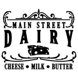 main street dairy sign