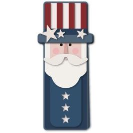 card tall uncle sam head torso