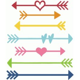 2 cute drawn arrows