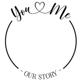 you heart me our story heart circle frame