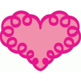 loopy heart frame