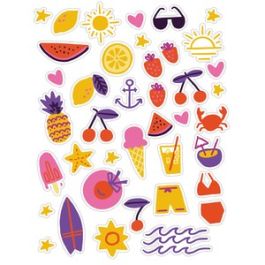 summer sticker sheet