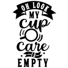 cup of care is empty
