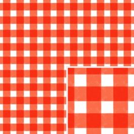 red gingham pattern