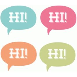 hi speech bubble