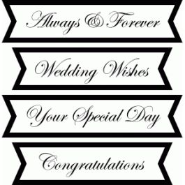 4 wedding phrases