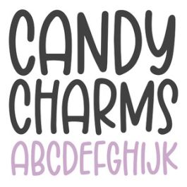 candy charms handwriting font
