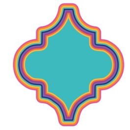 nested torn paper squares