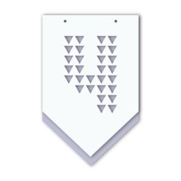 layered banner triangles pattern number 4