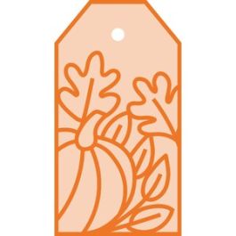 Fall Pumpkin Cut Out Tag