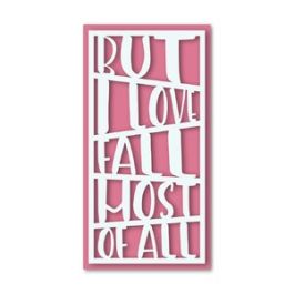 fall cut out quote poster