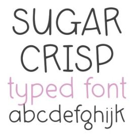 BFC Sugar Crisp Typed Font