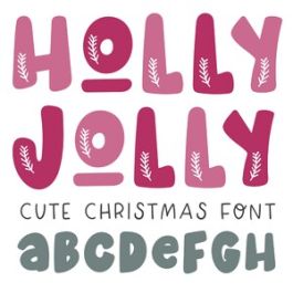 DTC Holly Jolly Christmas Font