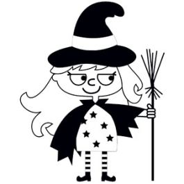 Witch Outline|385865
